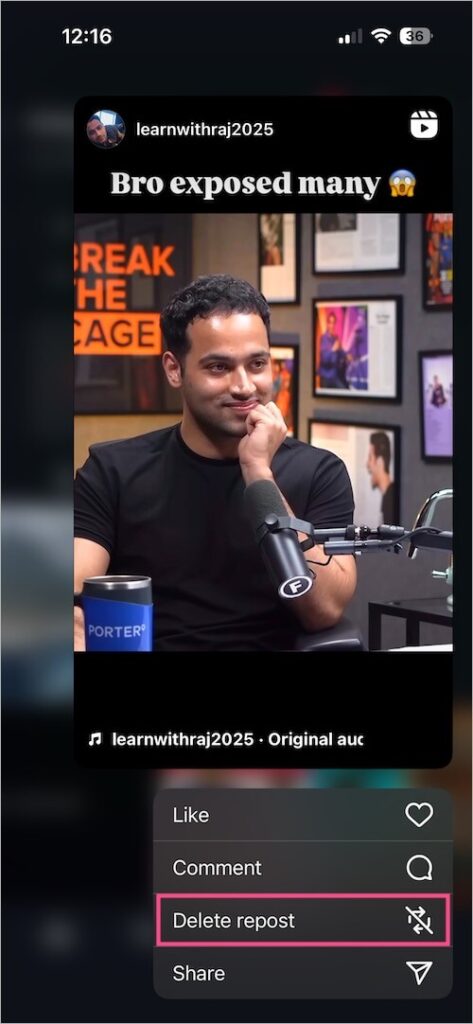 How to See Reposts and Undo a Repost on Instagram (2025)