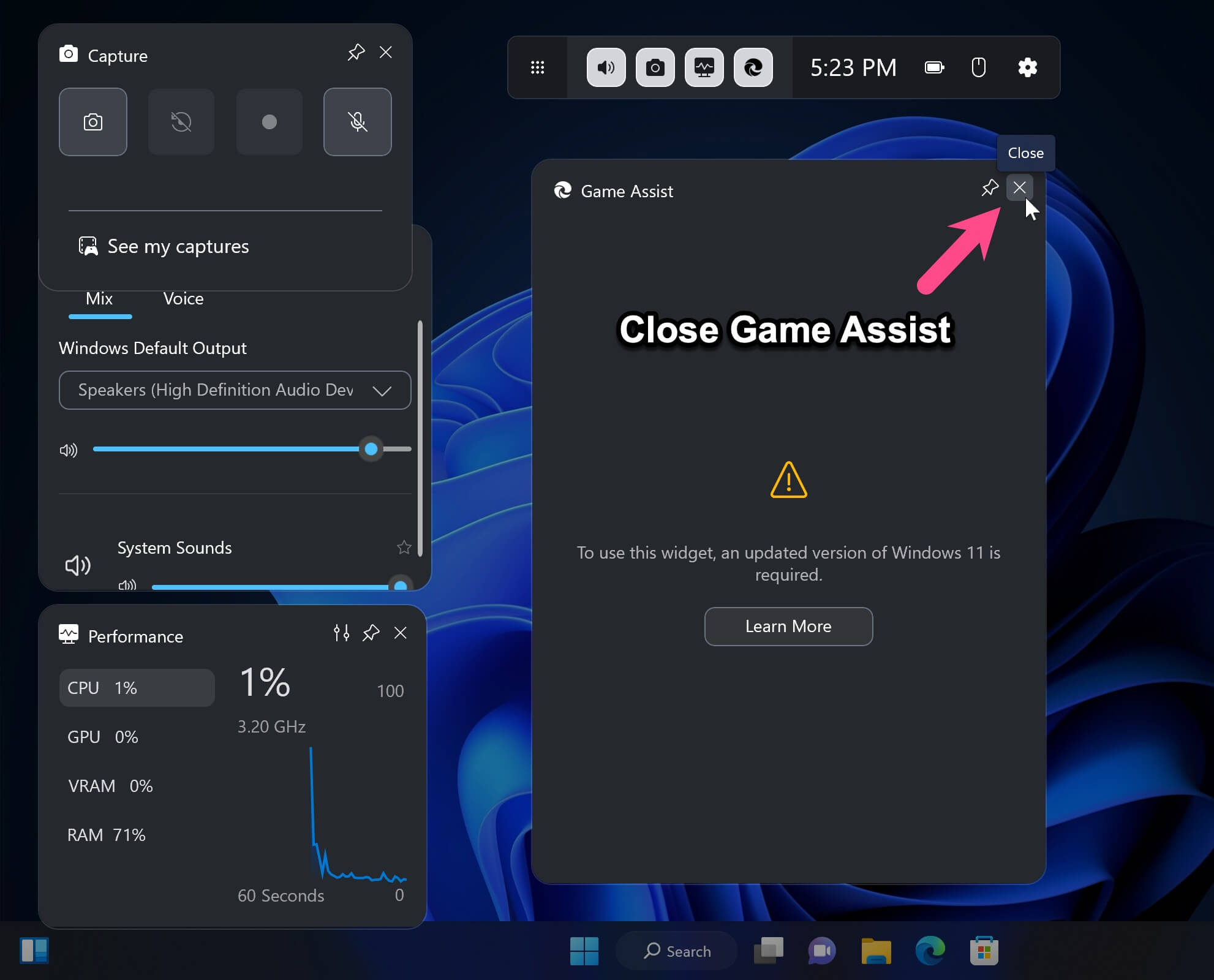 How to Turn Off Microsoft Edge Game Assist in Windows 11