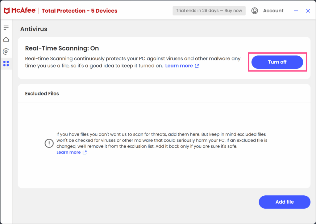 How to Turn Off McAfee Antivirus 2025 in Windows 11 or 10