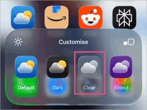How to Make App Icons Transparent or Clear in iOS 26 on iPhone