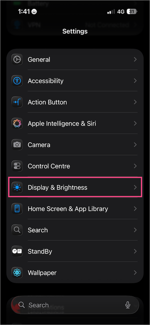 How to Turn Off Always-On Display on iPhone 17 & iPhone Air