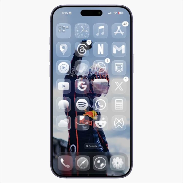 How to Make App Icons Transparent or Clear in iOS 26 on iPhone