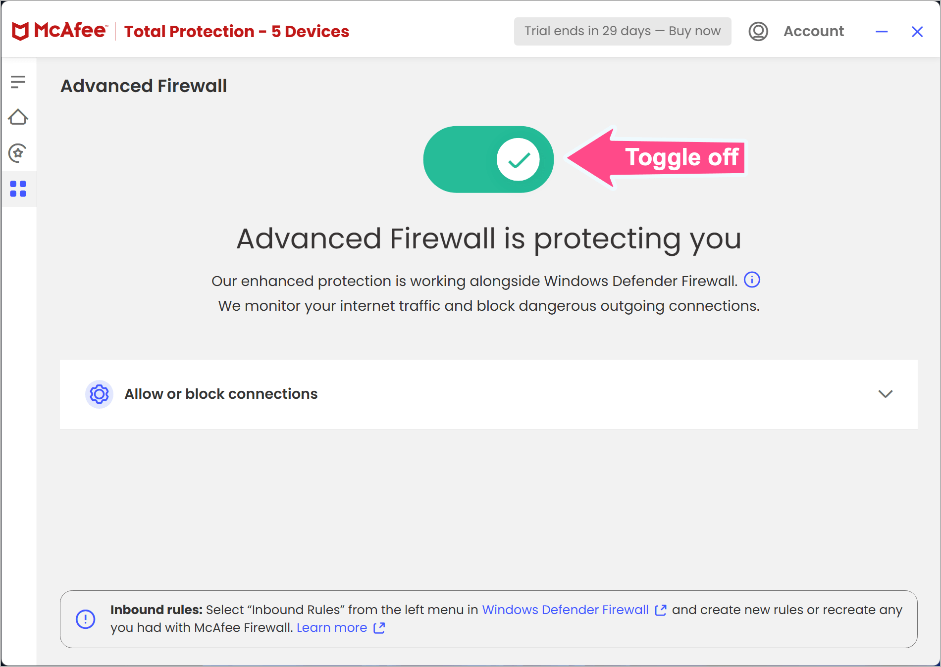 How to Turn Off McAfee Antivirus 2025 in Windows 11 or 10