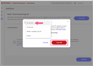 How to Turn Off McAfee Antivirus 2025 in Windows 11 or 10