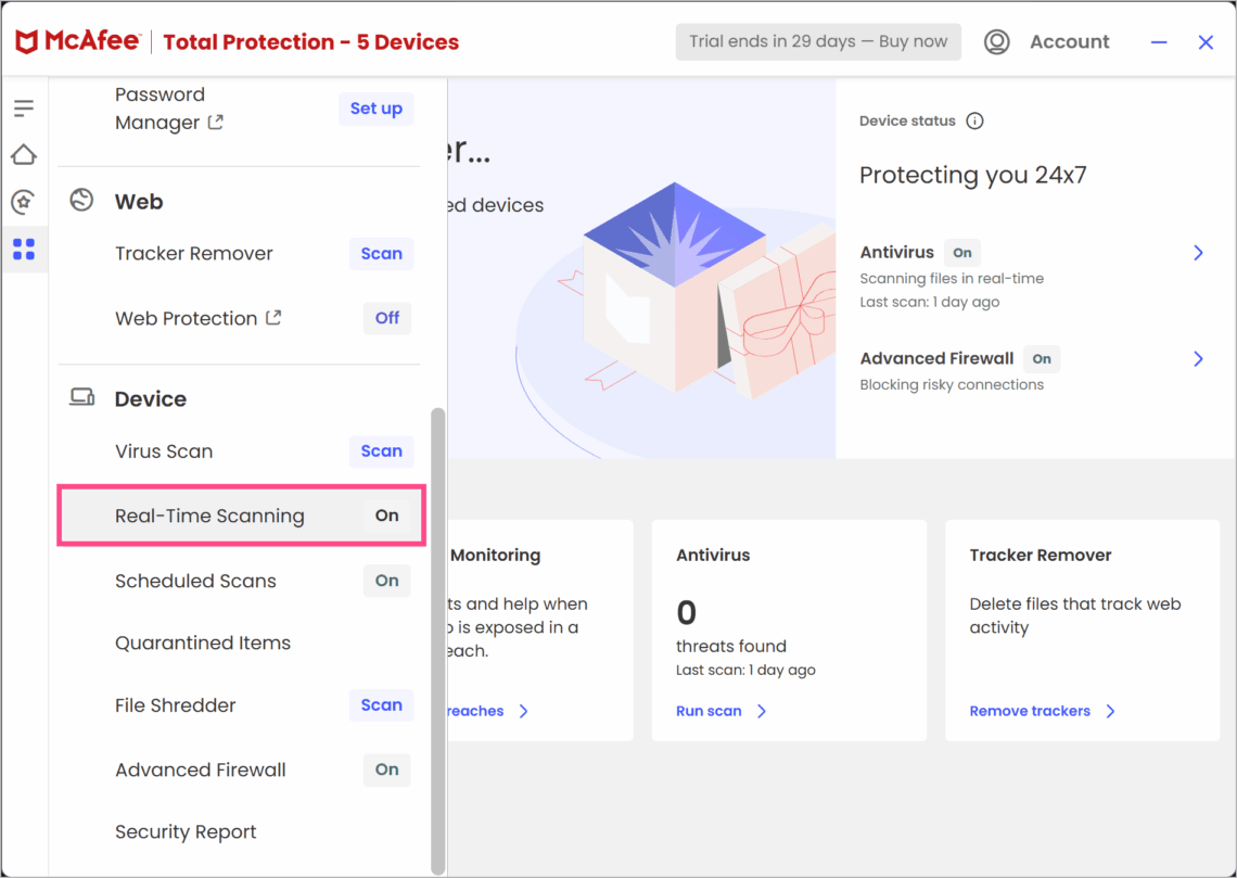 How to Turn Off McAfee Antivirus 2025 in Windows 11 or 10