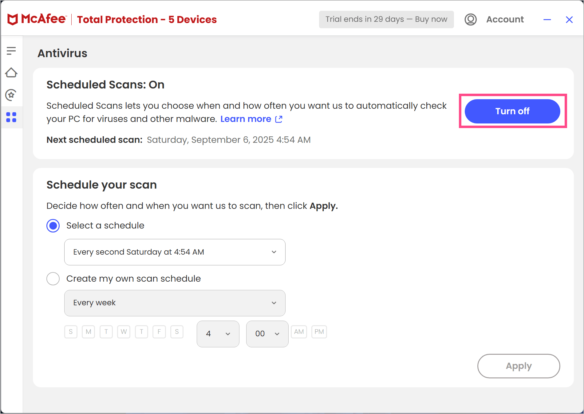 How to Turn Off McAfee Antivirus 2025 in Windows 11 or 10