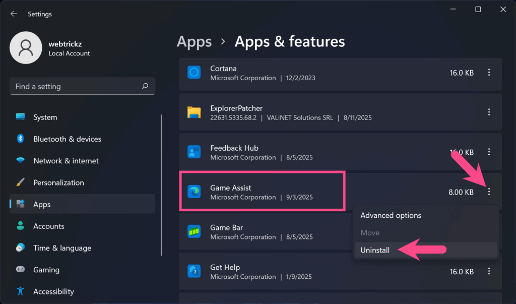 How to Turn Off Microsoft Edge Game Assist in Windows 11