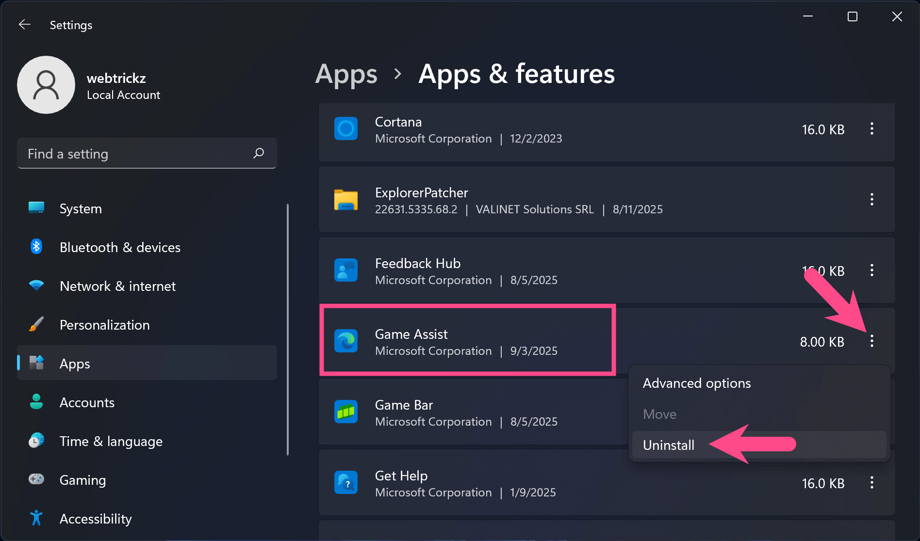 How to Turn Off Microsoft Edge Game Assist in Windows 11