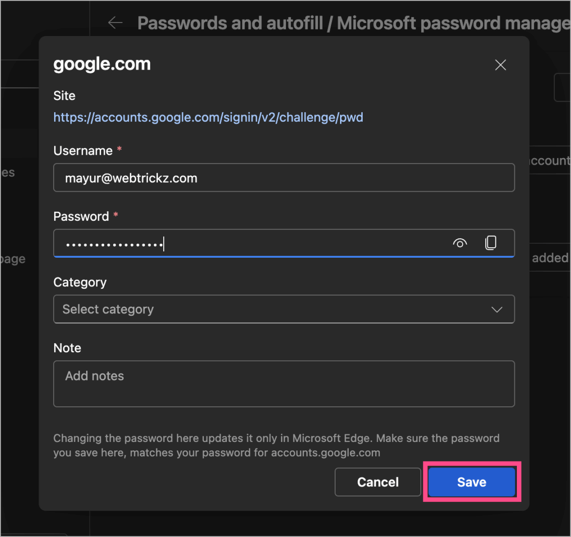 How to Find, Change, or Remove Saved Passwords in Edge