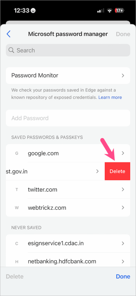 How to Find, Change, or Remove Saved Passwords in Edge