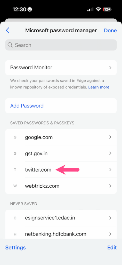 How to Find, Change, or Remove Saved Passwords in Edge