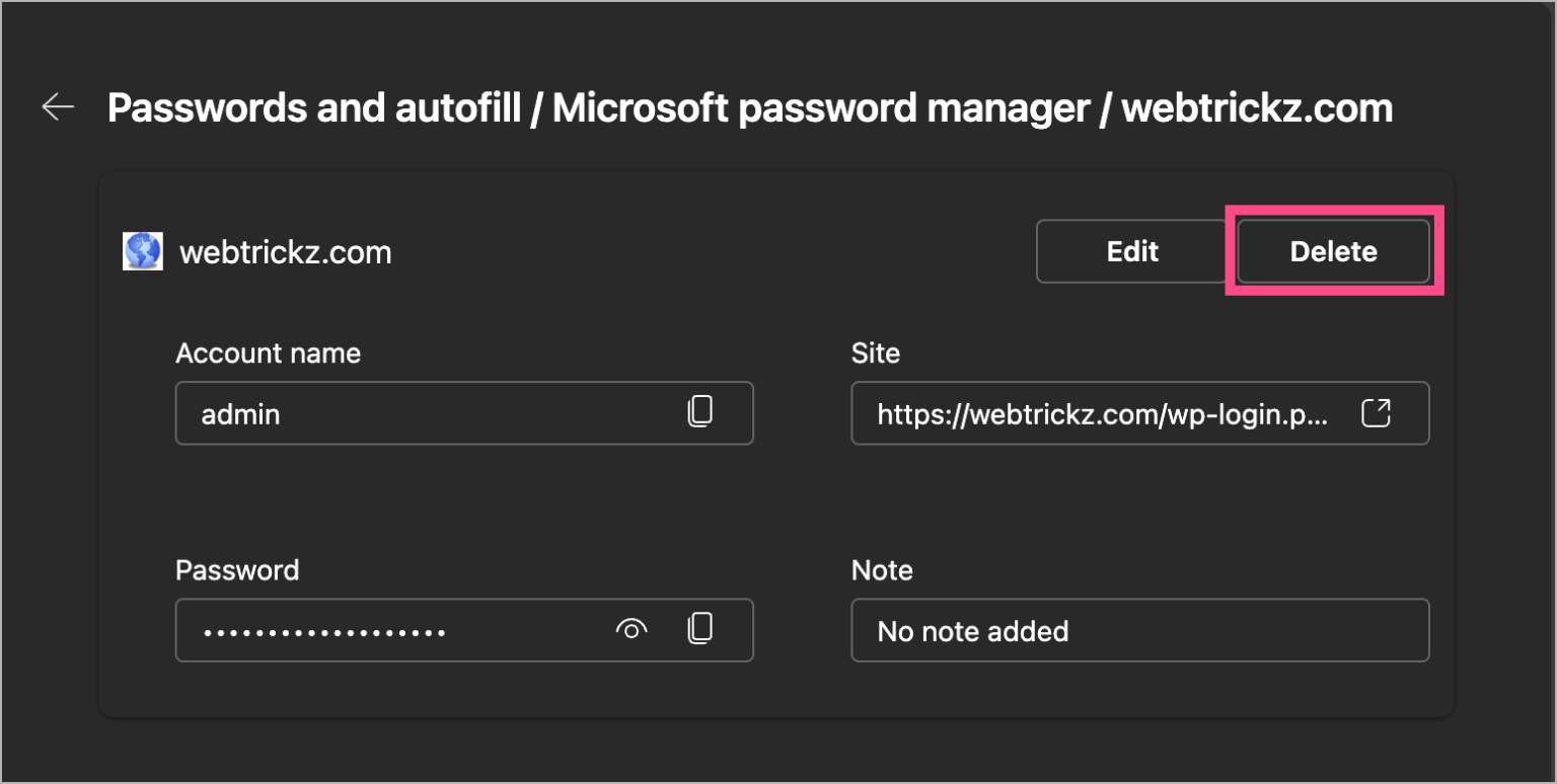 How to Find, Change, or Remove Saved Passwords in Edge