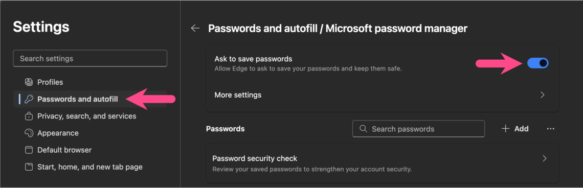 How to Find, Change, or Remove Saved Passwords in Edge