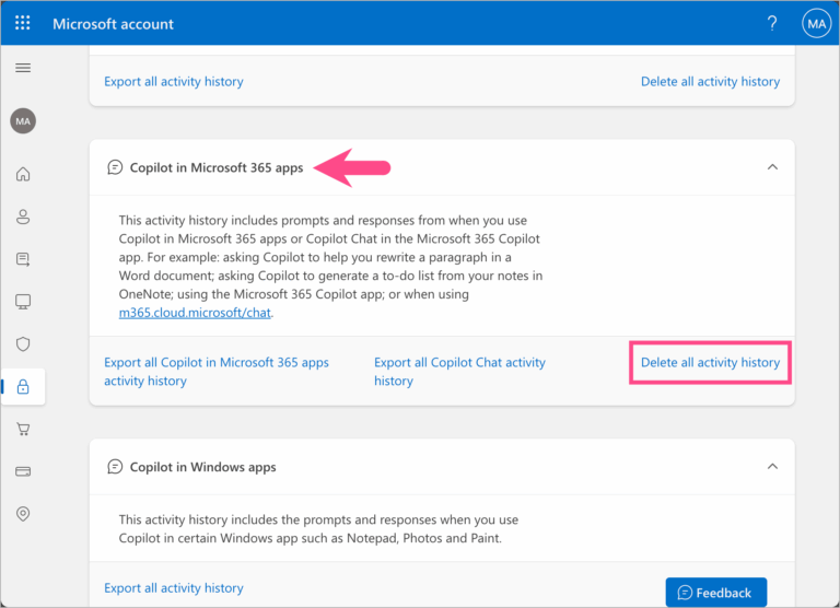 How to Clear or Delete Copilot History in Edge on Windows 11/10