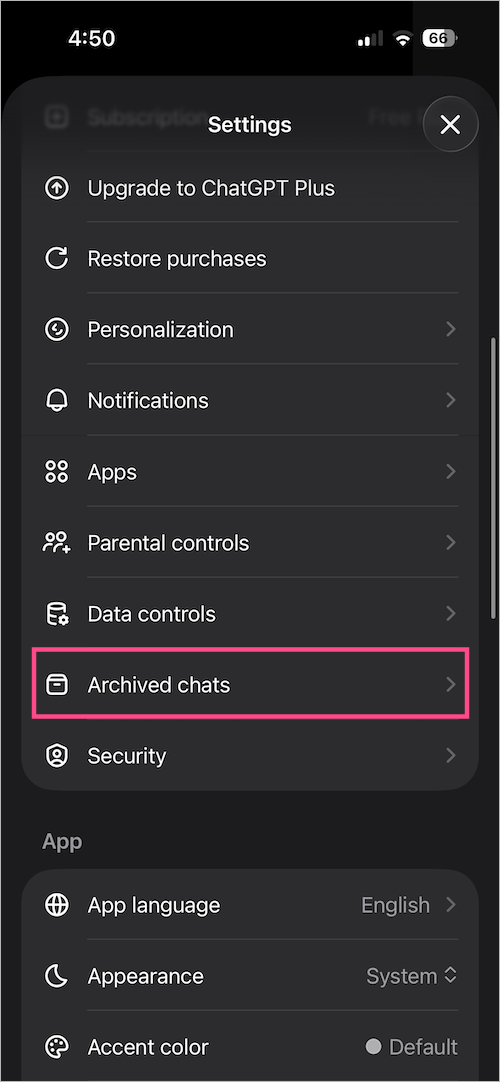 How to View Archived Chats on ChatGPT App and Website