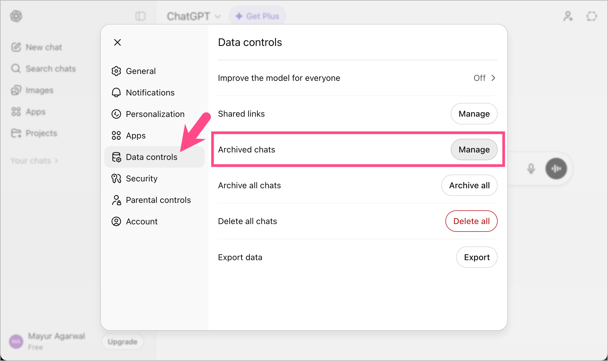 How to View Archived Chats on ChatGPT App and Website