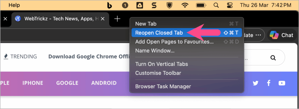 How to Restore or Reopen Closed Tabs in Microsoft Edge