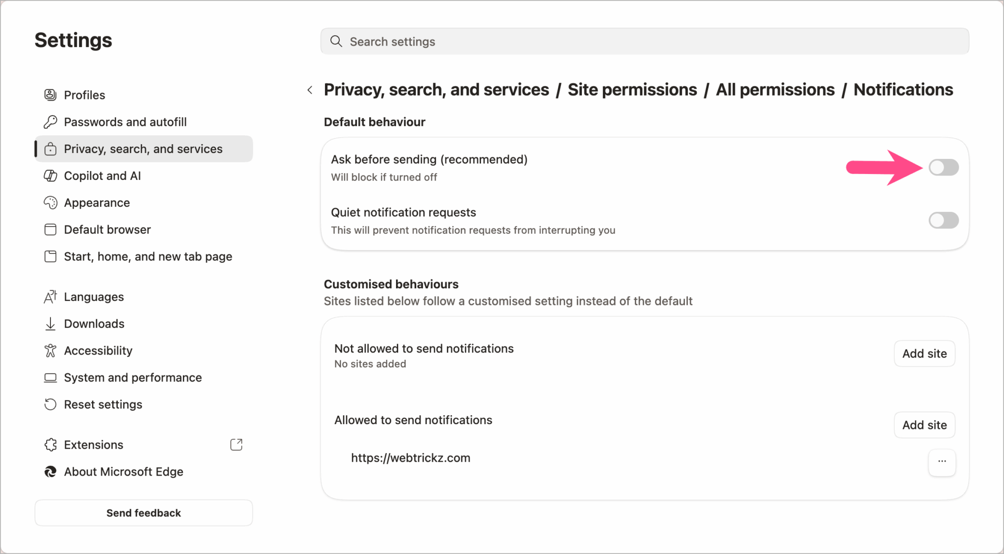 How to Turn Off Notifications in Microsoft Edge (2026 Guide)